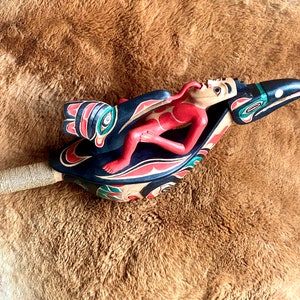 Raven Afterlife Rattle | Pacific Northwest Native American Tlingit ...