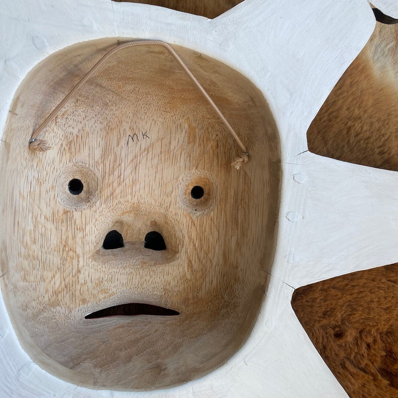 Sun Spirit Mask Pacific Northwest Tribal Ceremonial Mask. Hand - Etsy