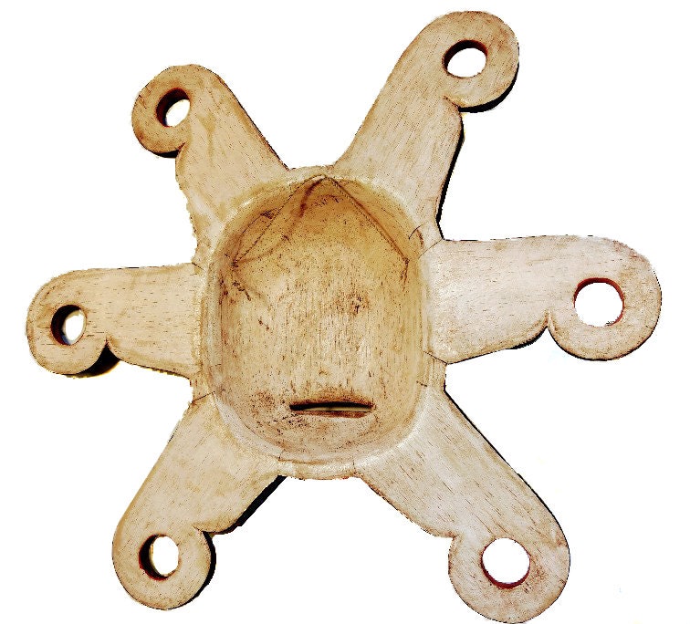 Sun Spirit Mask Pacific Northwest Tribal Ceremonial Mask. Hand - Etsy