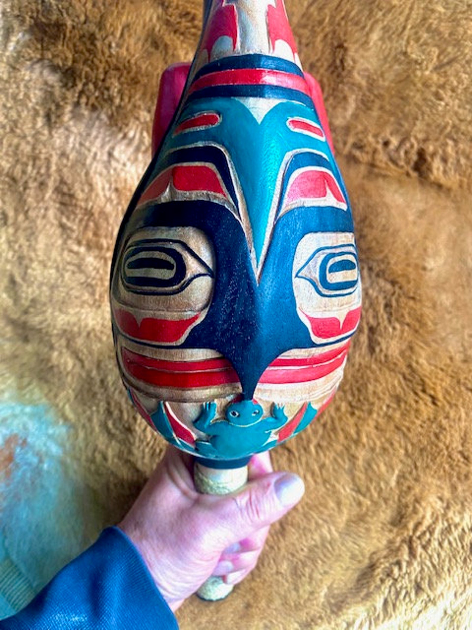 Raven Afterlife Rattle | Pacific Northwest Native American Tlingit ...