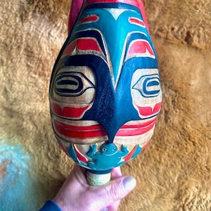 Raven Afterlife Rattle | Pacific Northwest Native American Tlingit ...