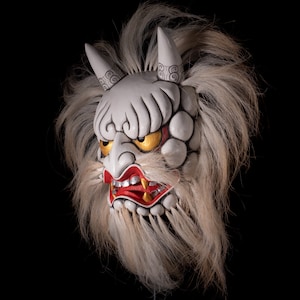 Great Devil God Japanese Noh Mask | Daikijin | Hand Carved Hand Painted ...