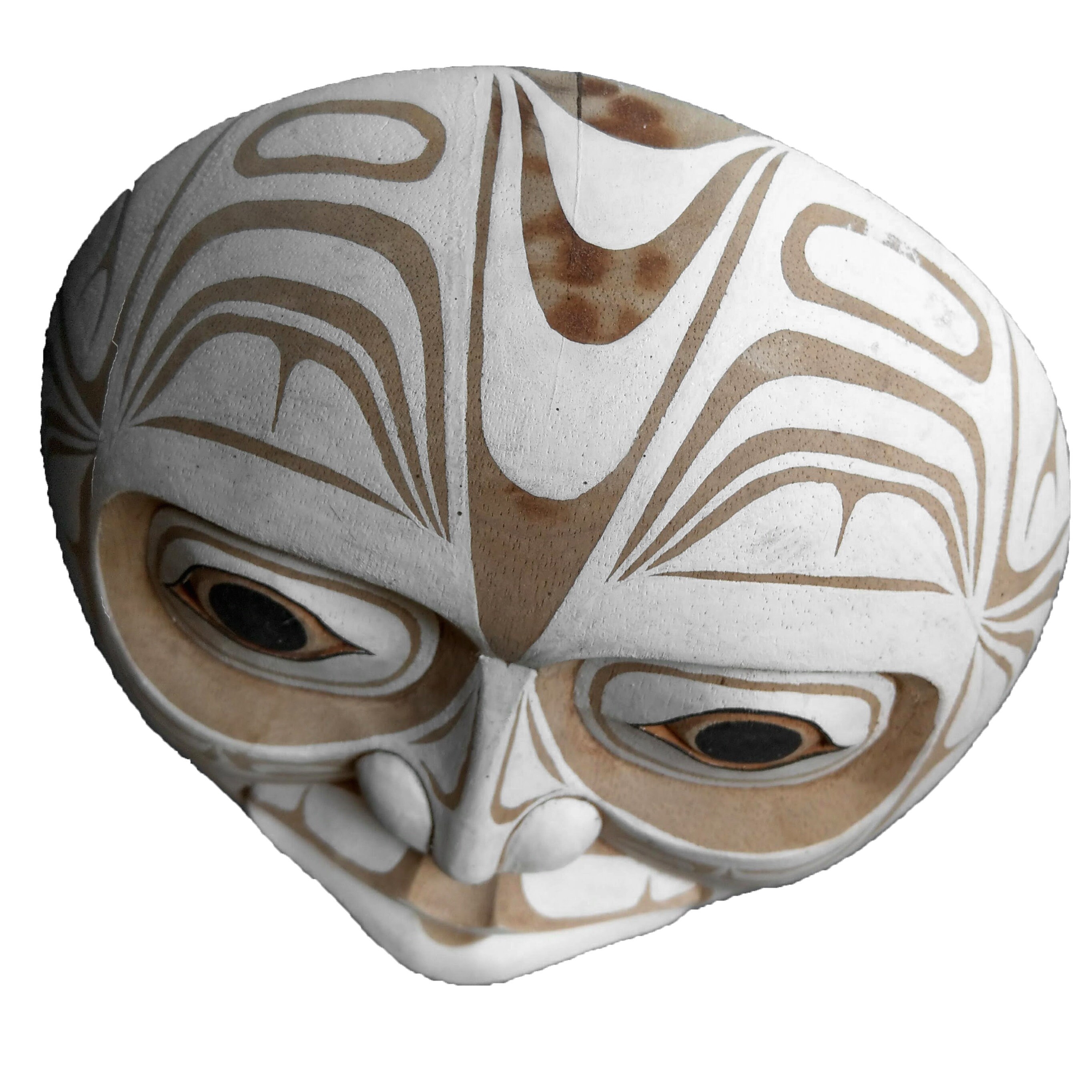 Moon Spirit Mask Pacific Northwest First Nations Style. Hand - Etsy