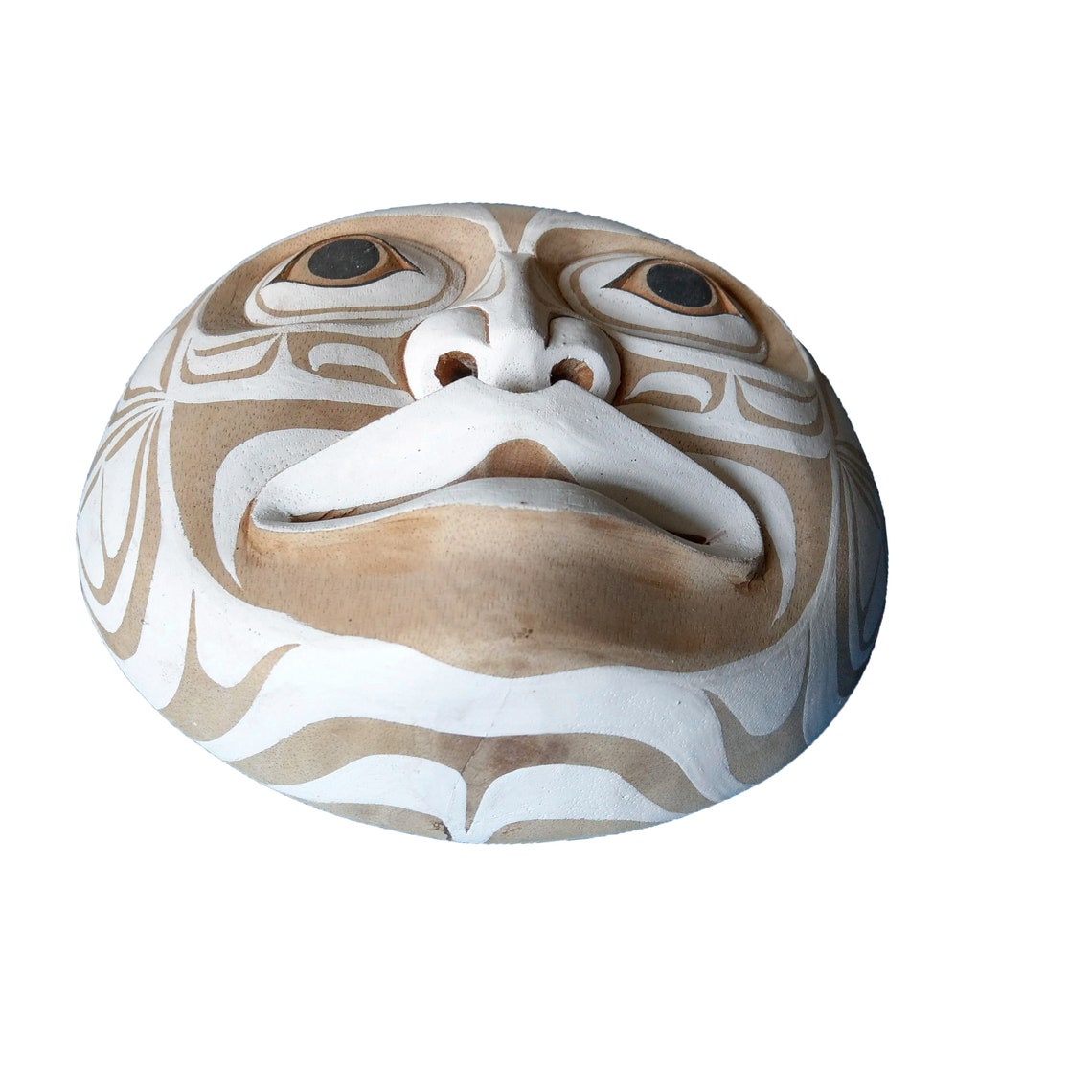 Moon Spirit Mask Pacific Northwest First Nations Style. Hand - Etsy