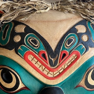 Killer Whale Mask | Orca Native American Shaman's Ceremonial | Hand ...