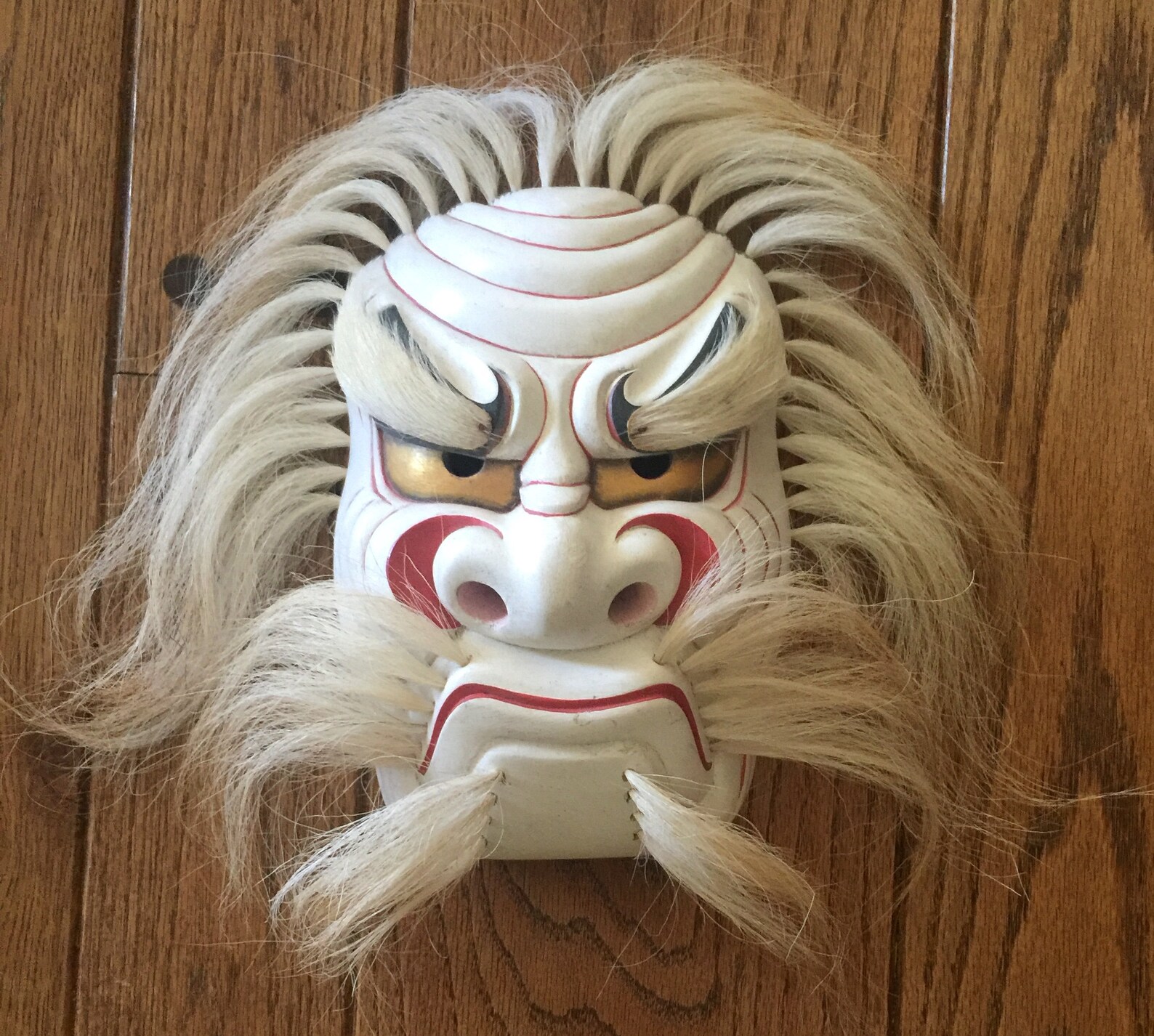 Mountain God Japanese Noh Mask Yamanokami Hand Carved Hand | Etsy