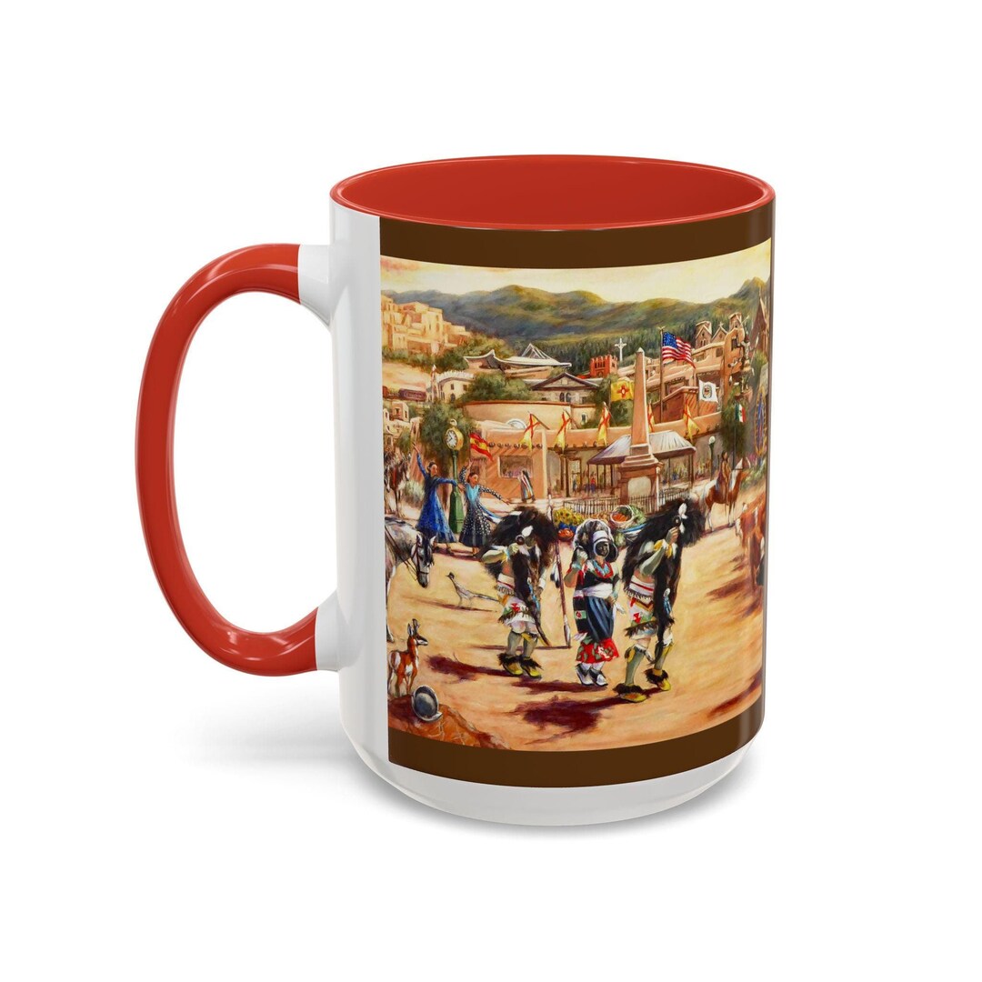 Coffee Mug Santa Fe History-new Mexico City Different Cup-southwest ...