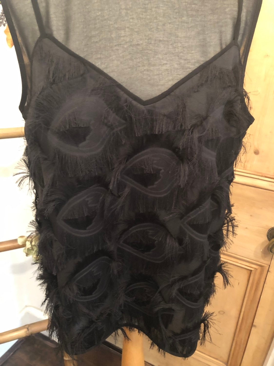 Gorgeous Vintage Inspired Peacock Feather Top UK Size 14 - Etsy