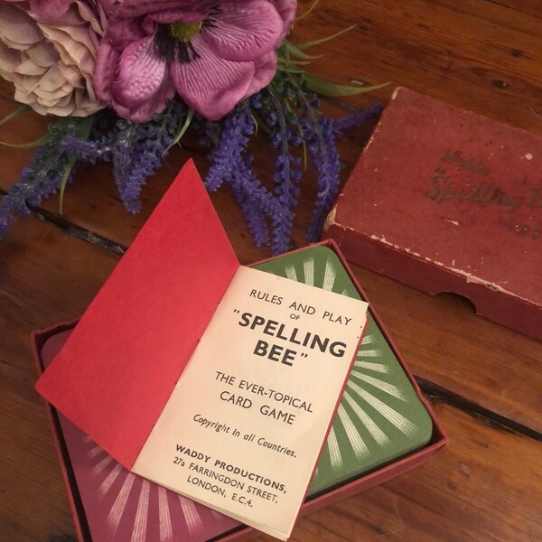 Spelling Bee Cards - Etsy