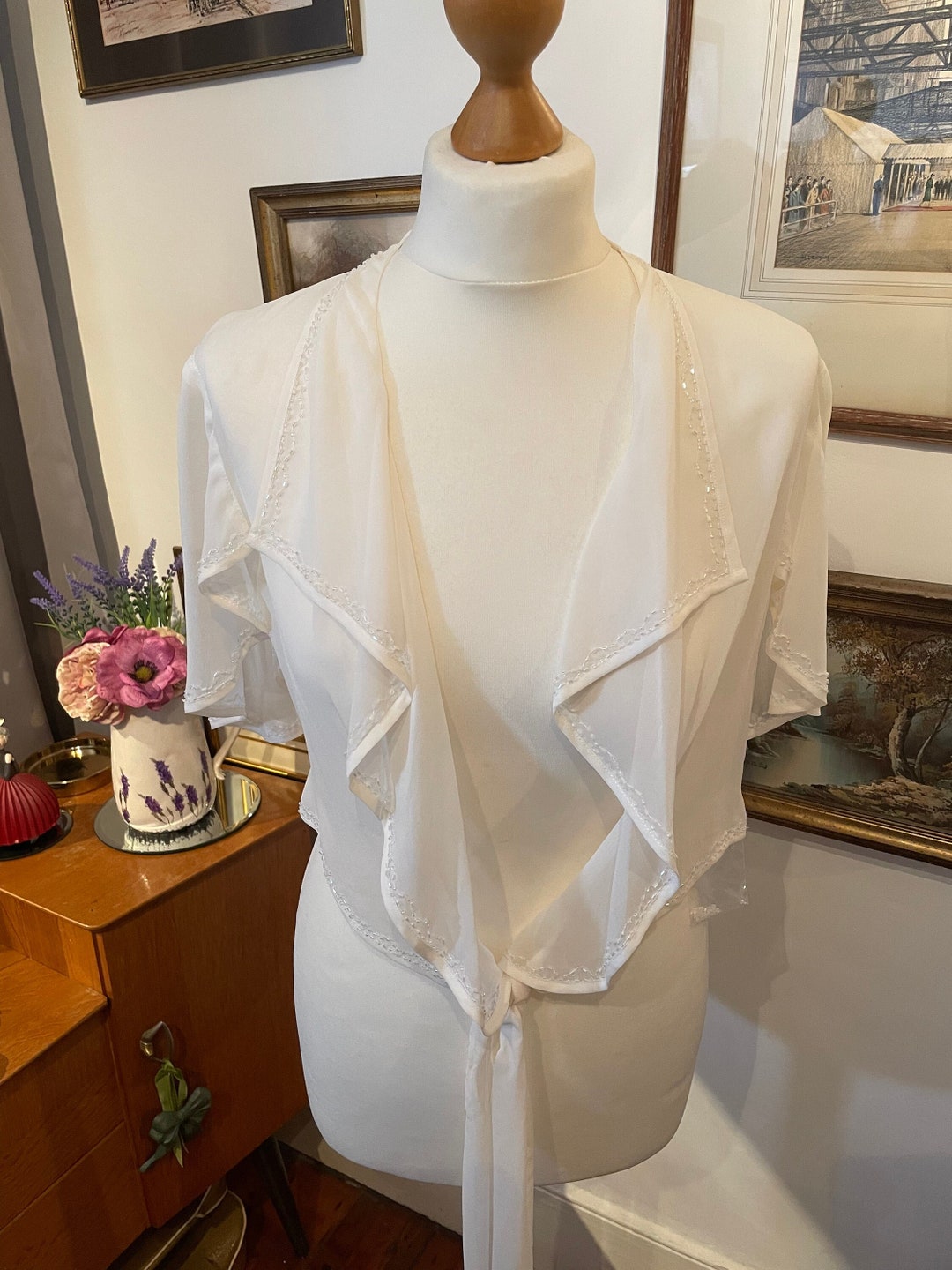 Vintage Inspired Beaded Bolero - Etsy