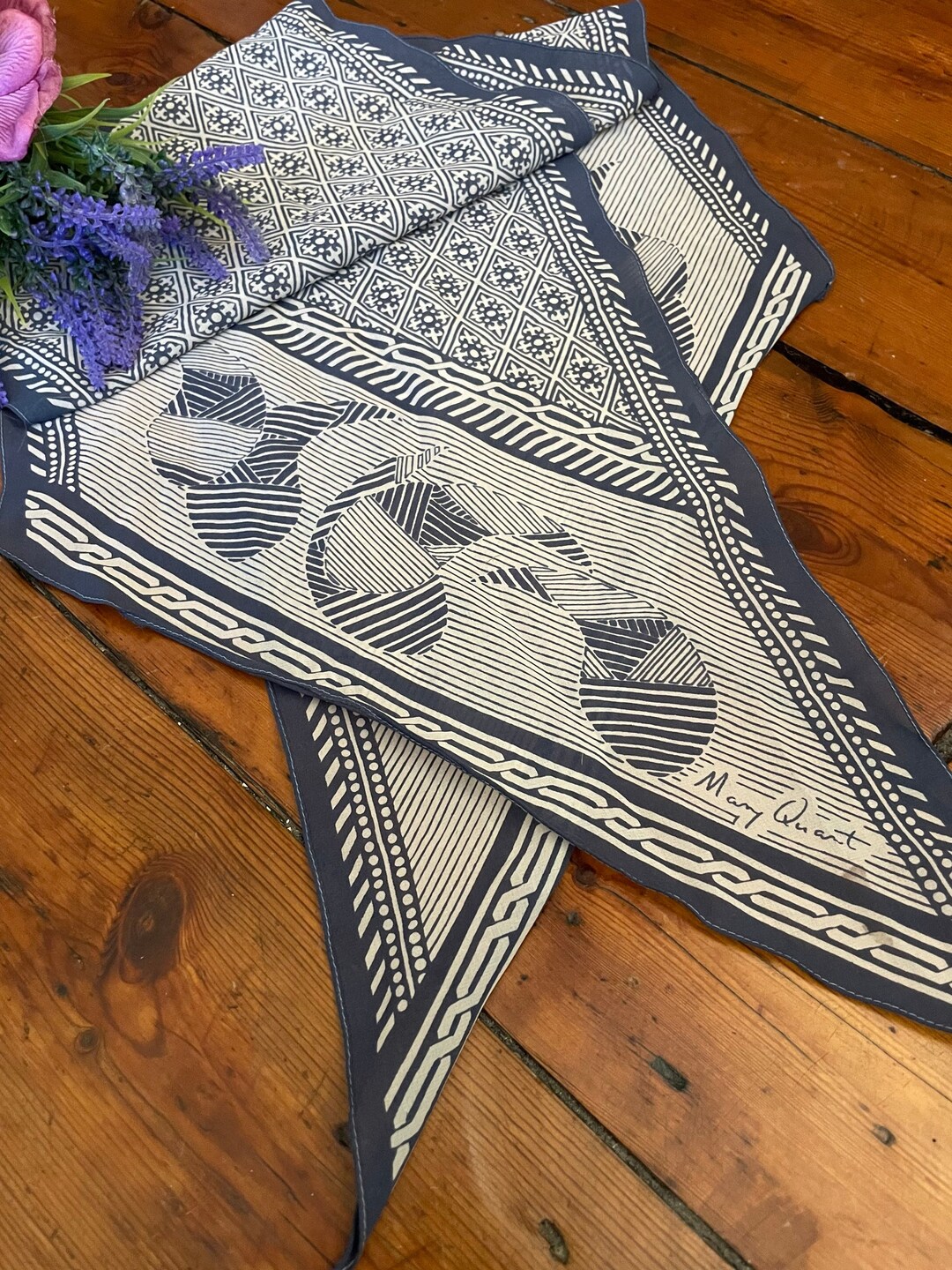 Vintage Mary Quant Scarf - Etsy