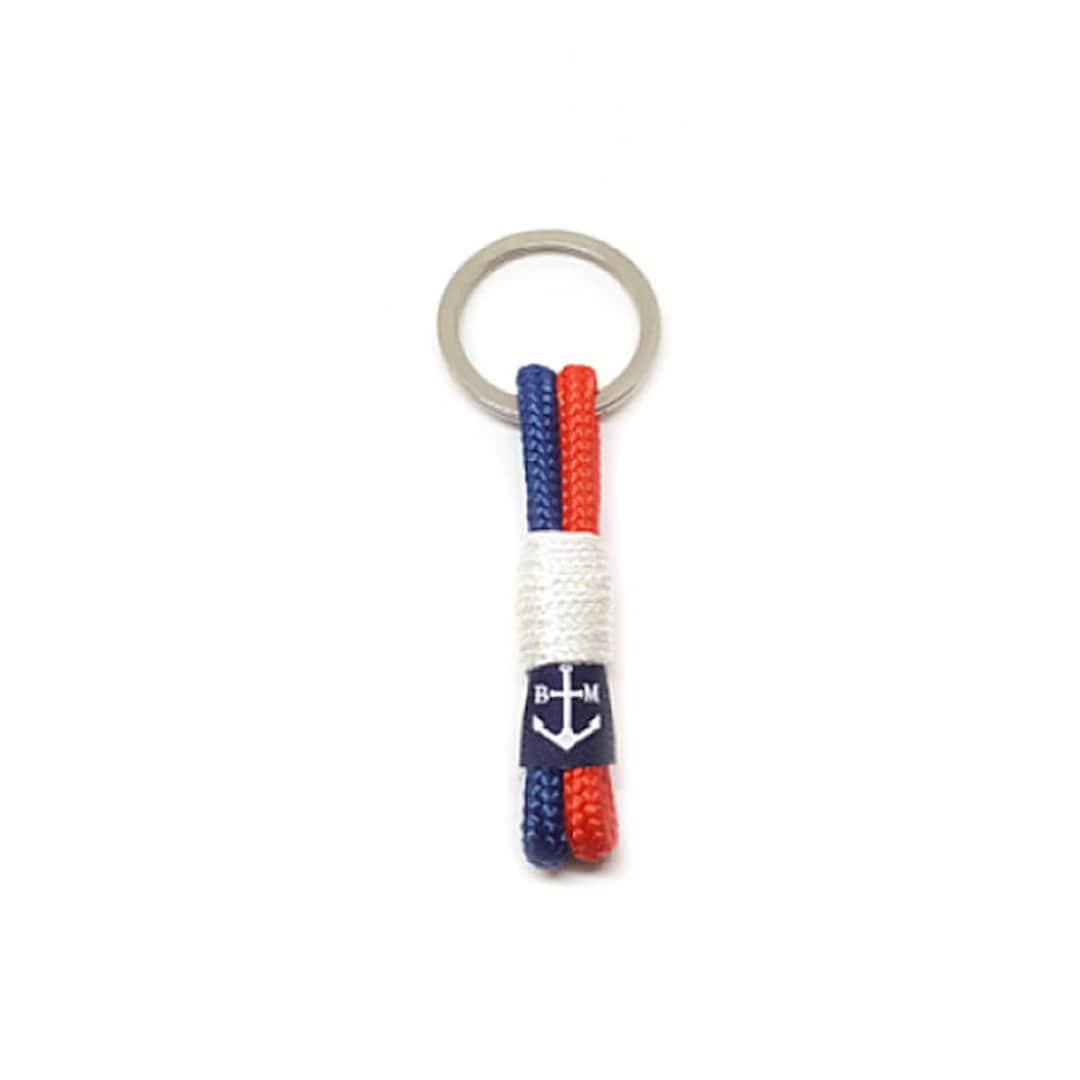 Dark Blue, Red and White Keychain by Bran Marion , Yachts Keychains ...