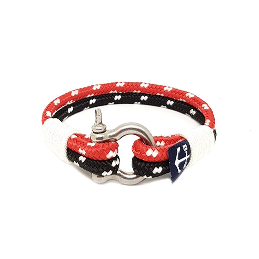 Nautical Shackle Bracelet, Marine Rope, Unisex Sailor Jewelry - Etsy