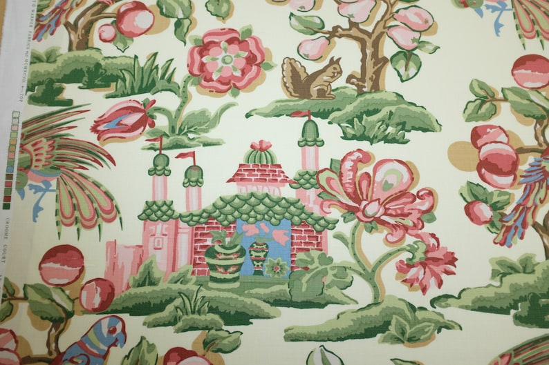 Fabric by the Yard Warner Fabrics CROOME COURT Zimmer - Etsy
