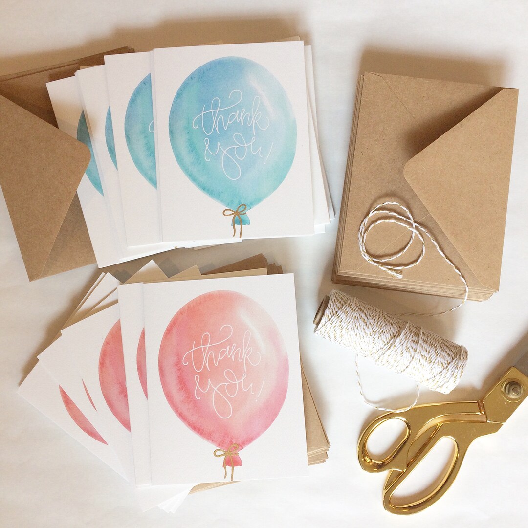 Birthday Thank You New Baby Thank You Card Baby Boy Baby - Etsy