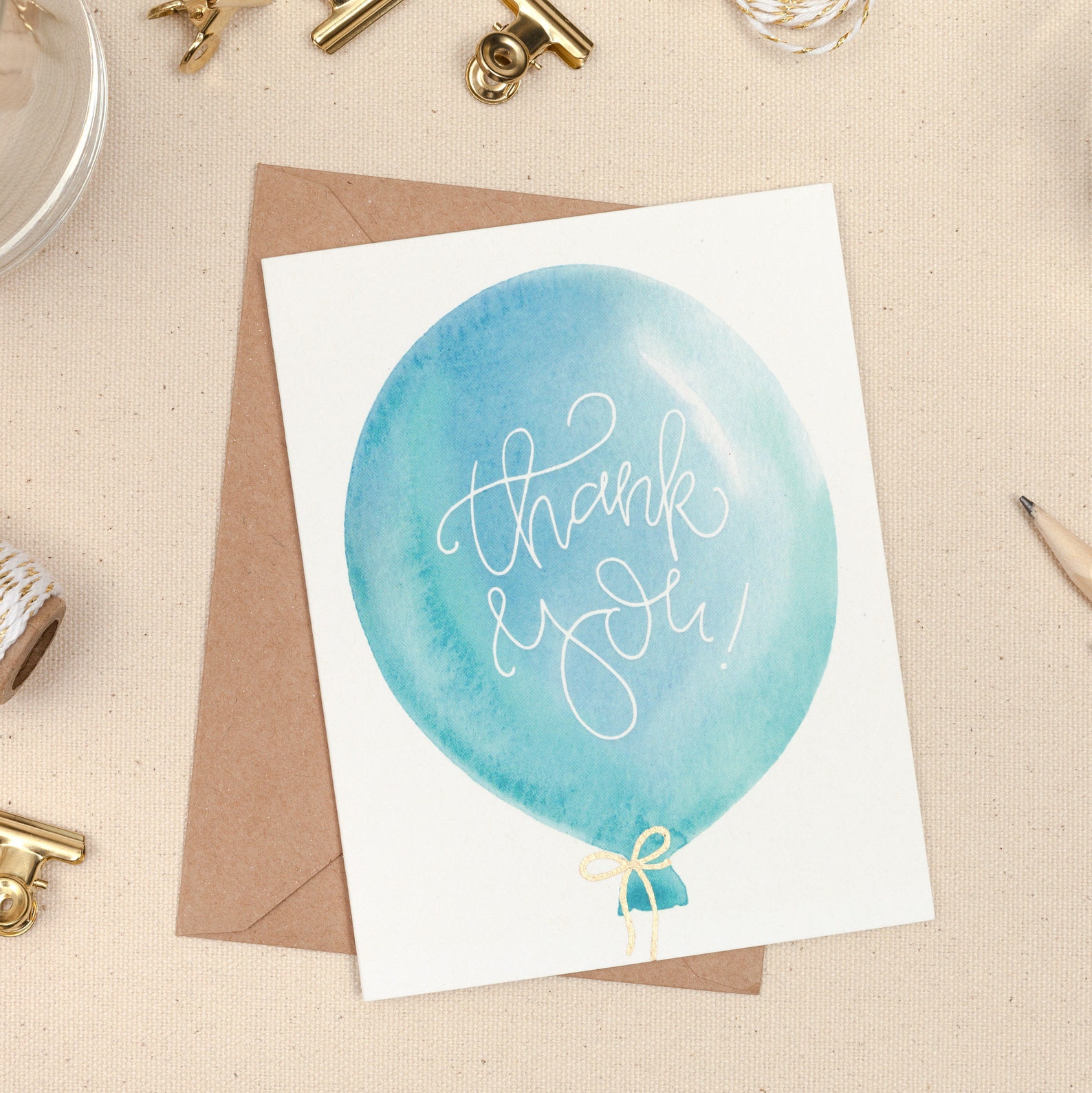 Birthday Thank You New Baby Thank You Card Baby Boy Baby - Etsy