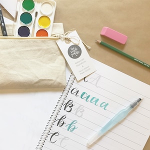 Calligraphy Kit, Brush Lettering for Beginners Kit, Calligraphy ...