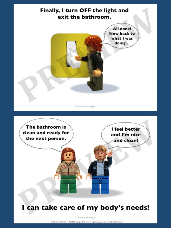 I Can Use the Bathroom - Social Narrative - Etsy