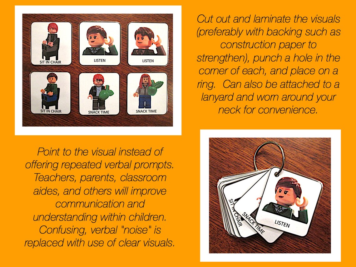 Visual Picture Cards for Children With Autism Vol. 2 - Etsy