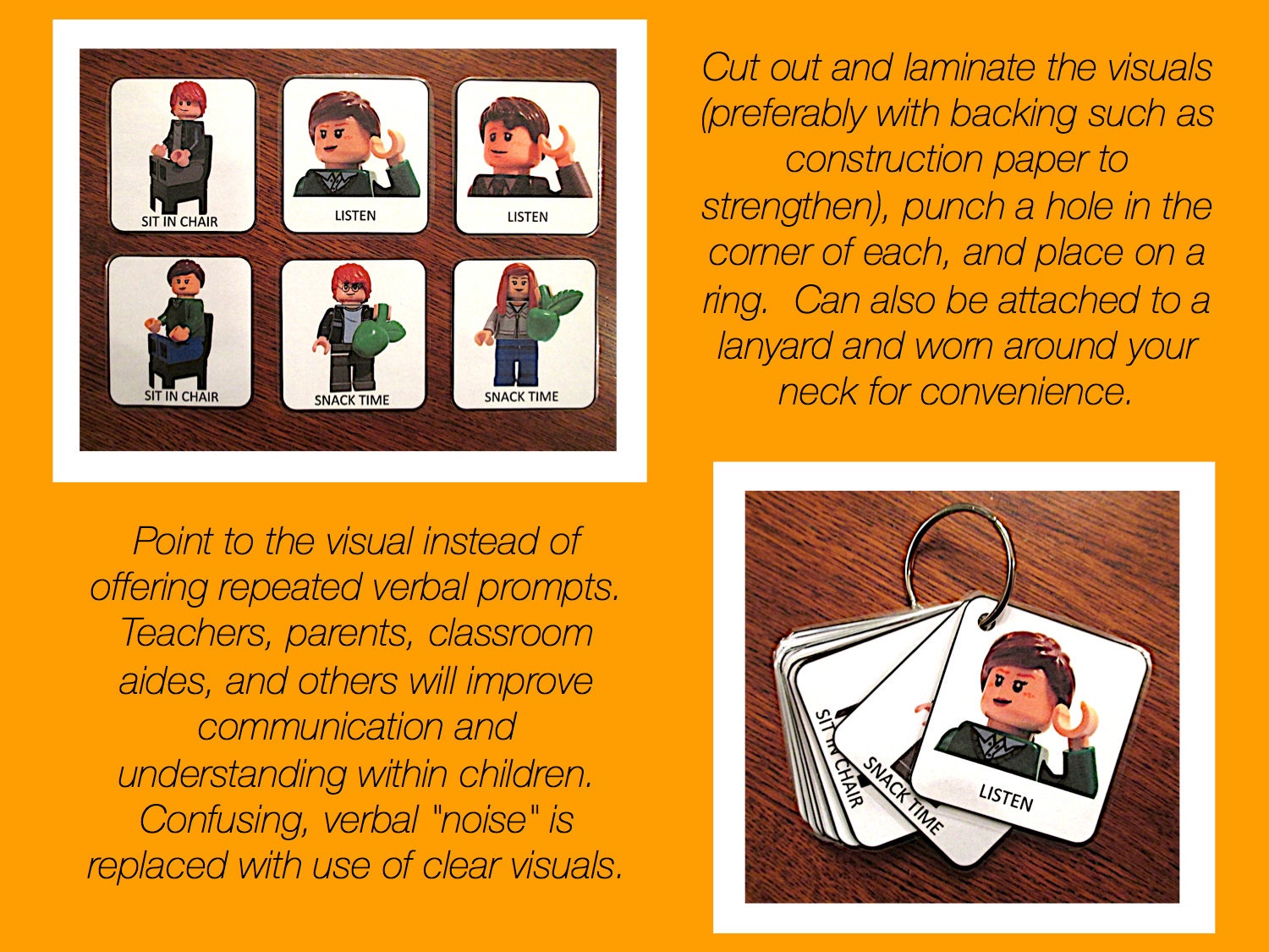 Visual Picture Cards for Children With Autism Vol. 2 - Etsy