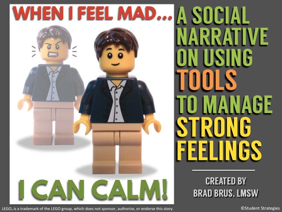 When I Feel Mad I Can Calm Social Narrative | Etsy
