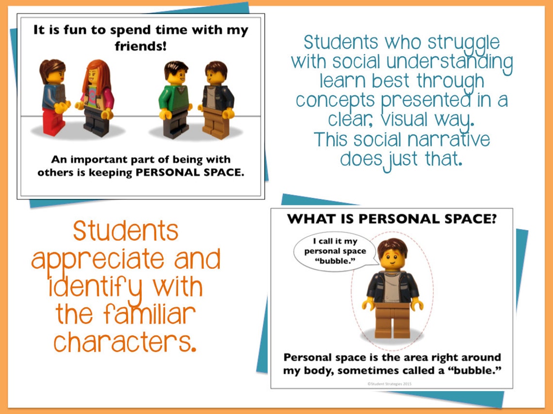 Personal Space Social Narrative Social Story Autism - Etsy Canada