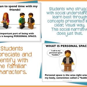 Personal Space Social Narrative - Social Story - Autism - Etsy