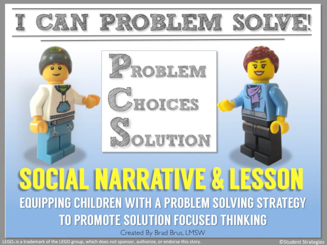 I Can Problem Solve! Social Narrative & Lesson - Etsy