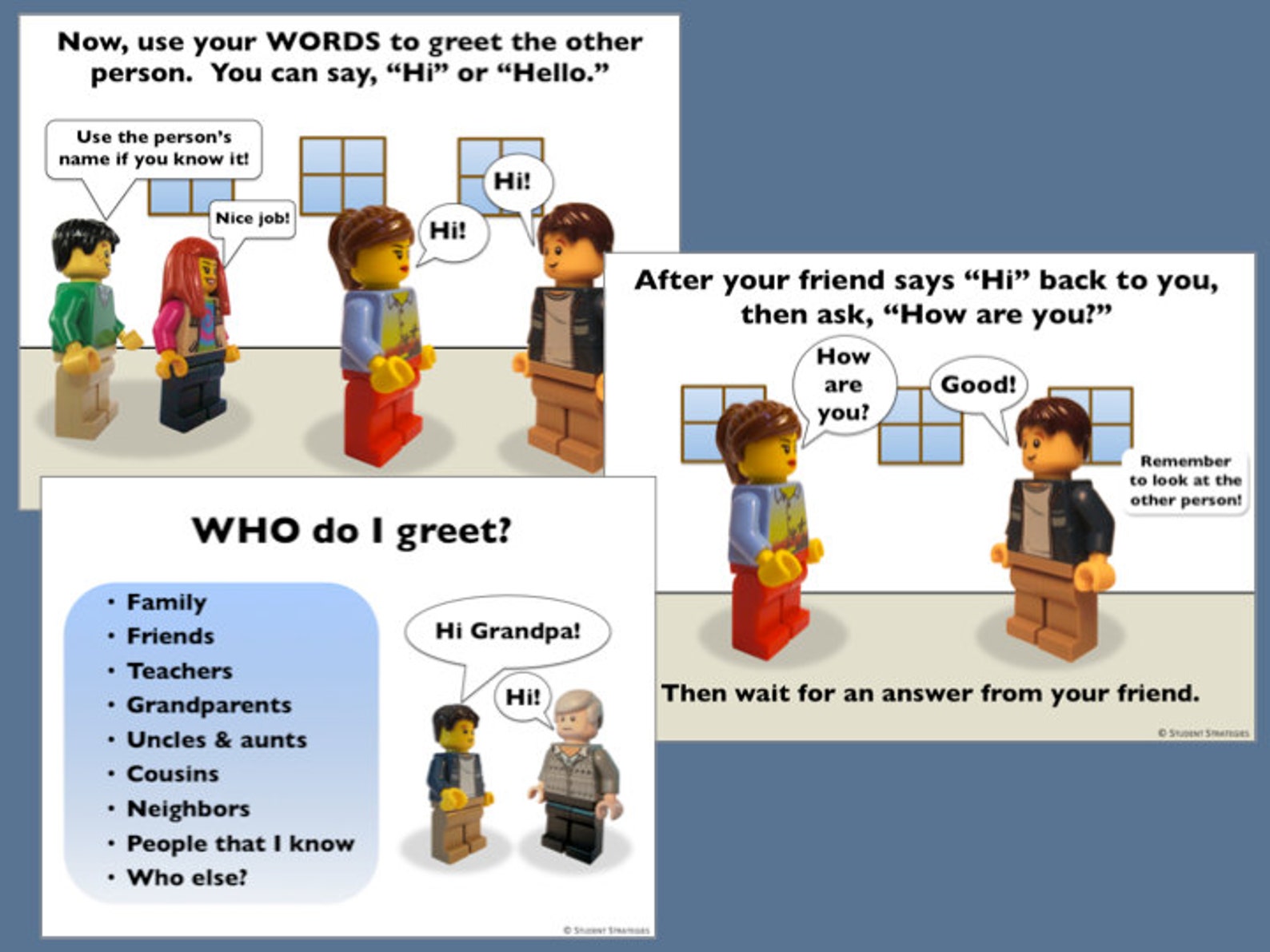 I Can Greet Others Social Narrative | Etsy