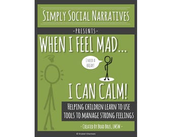 When I Feel Mad, I Can Calm Social Narrative - Etsy