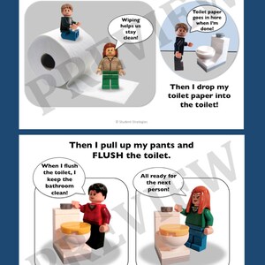 I Can Use the Bathroom - Social Narrative - Etsy