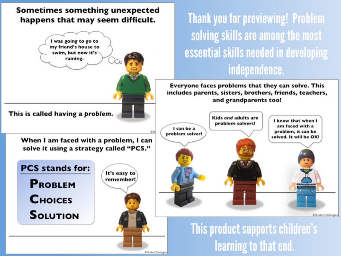 I Can Problem Solve Social Narrative & Lesson - Etsy