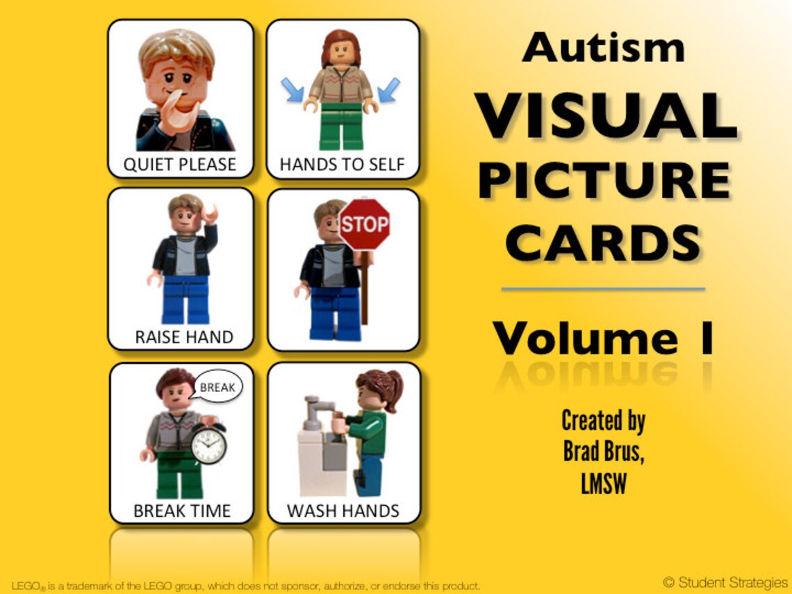 Visual Picture Cards for Children With Autism - Etsy
