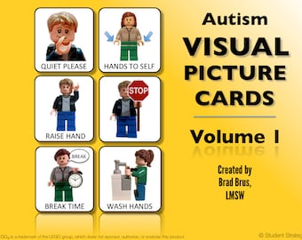 Visual Picture Cards for Children With Autism Vol. 2 | Etsy