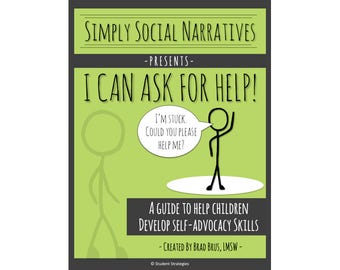 I Can Ask for Help Social Narrative Social Story Autism - Etsy