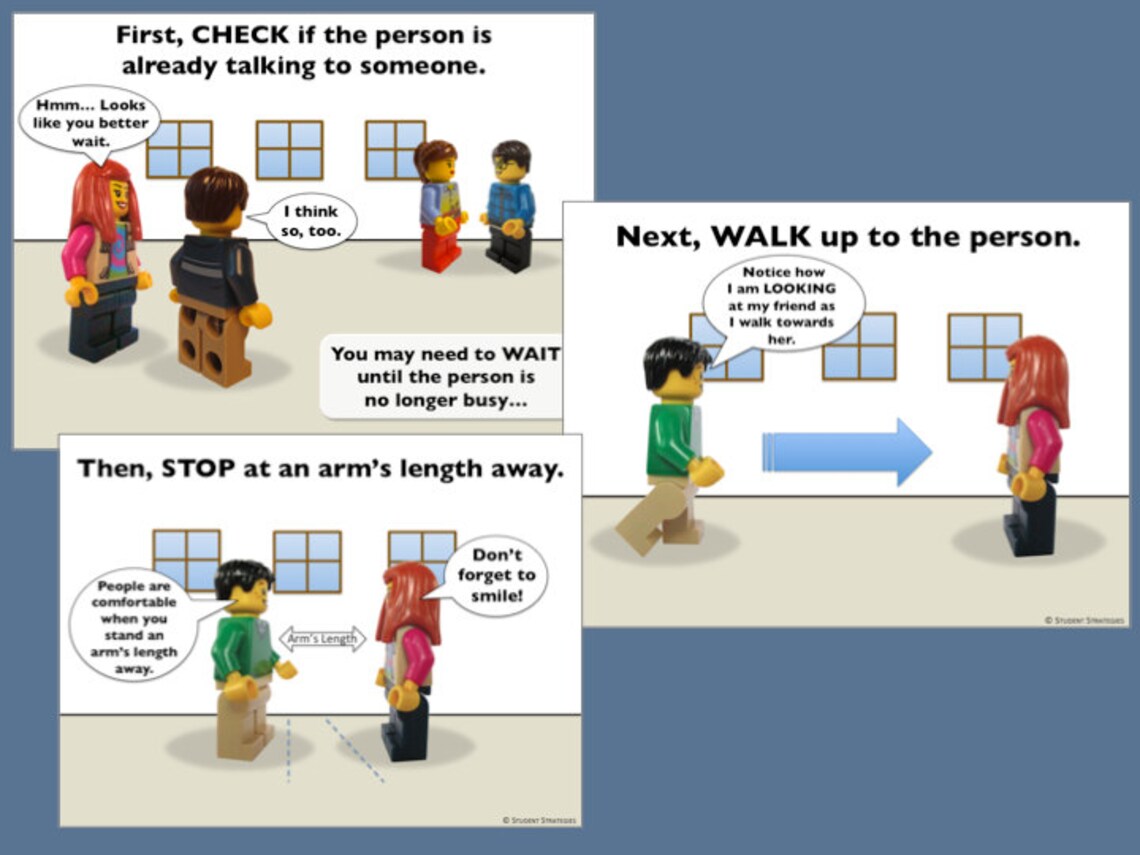 I Can Greet Others Social Narrative | Etsy