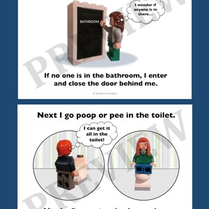 I Can Use the Bathroom - Social Narrative - Etsy