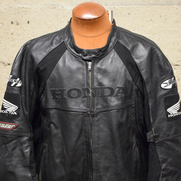 Honda Leather Jacket - Etsy