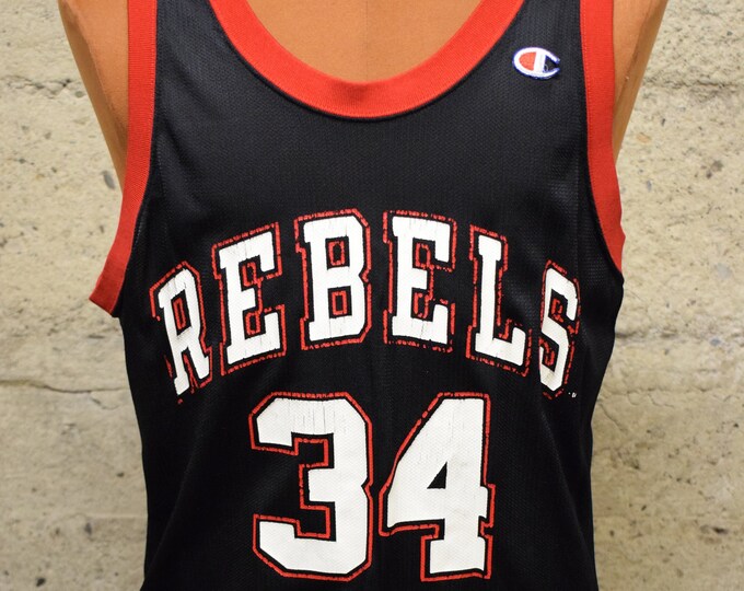 Vintage JR Isaiah Rider UNLV Rebels Champion Jersey Size 44 - Etsy