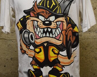 Firefighter Taz Tee - Etsy