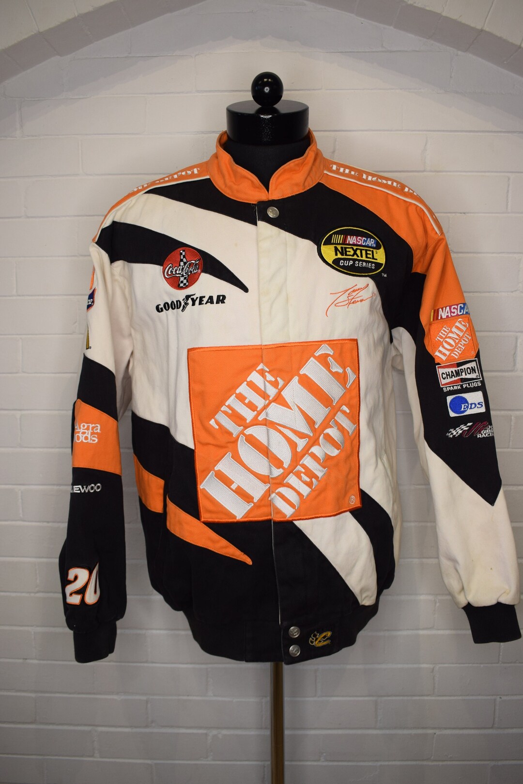 Vintage NASCAR the Home Depot Racing Tony Stewart Chase Jacket 90's ...