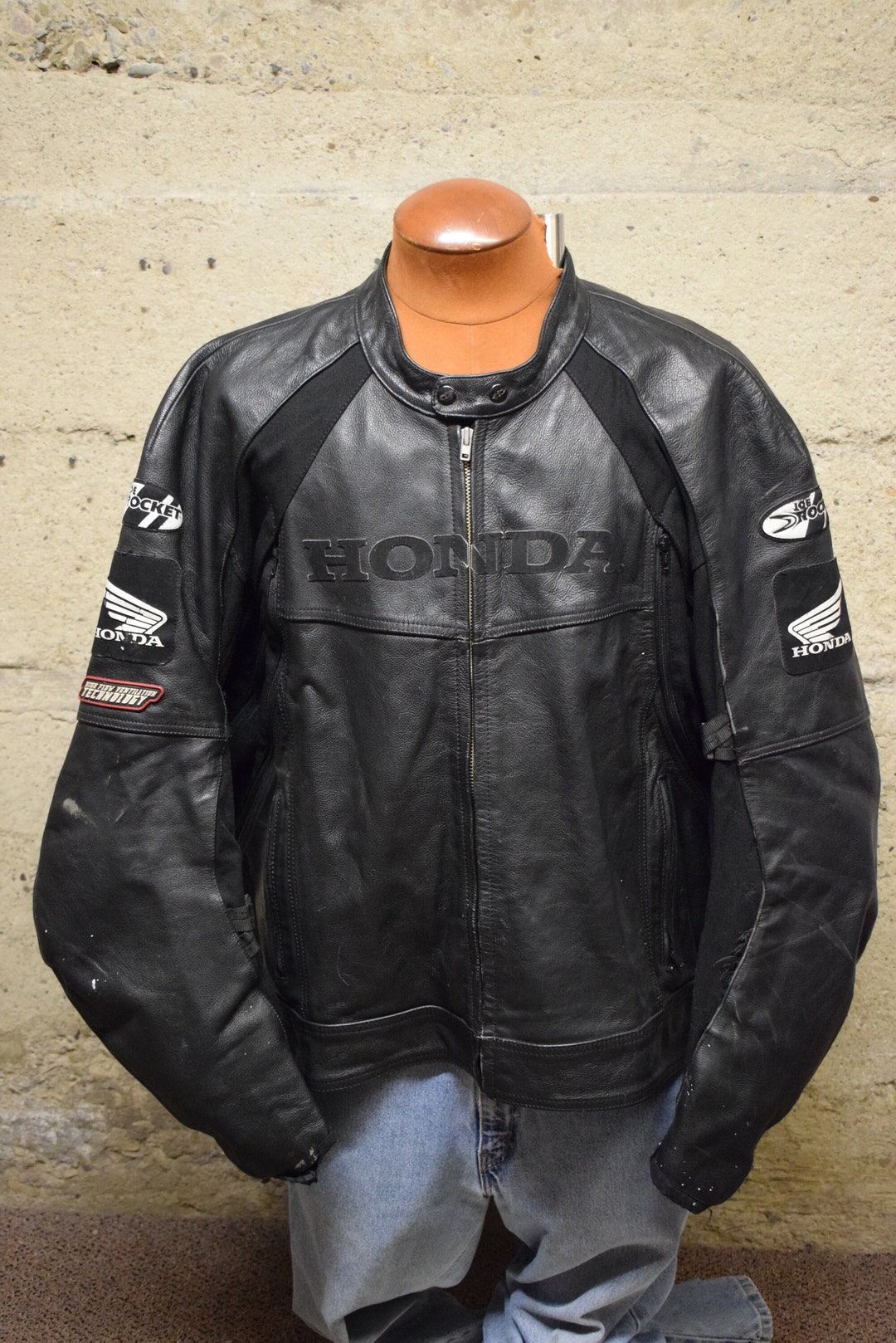 Vintage Joe Rocket Honda Superhawk Leather Jacket Size 54 - Etsy