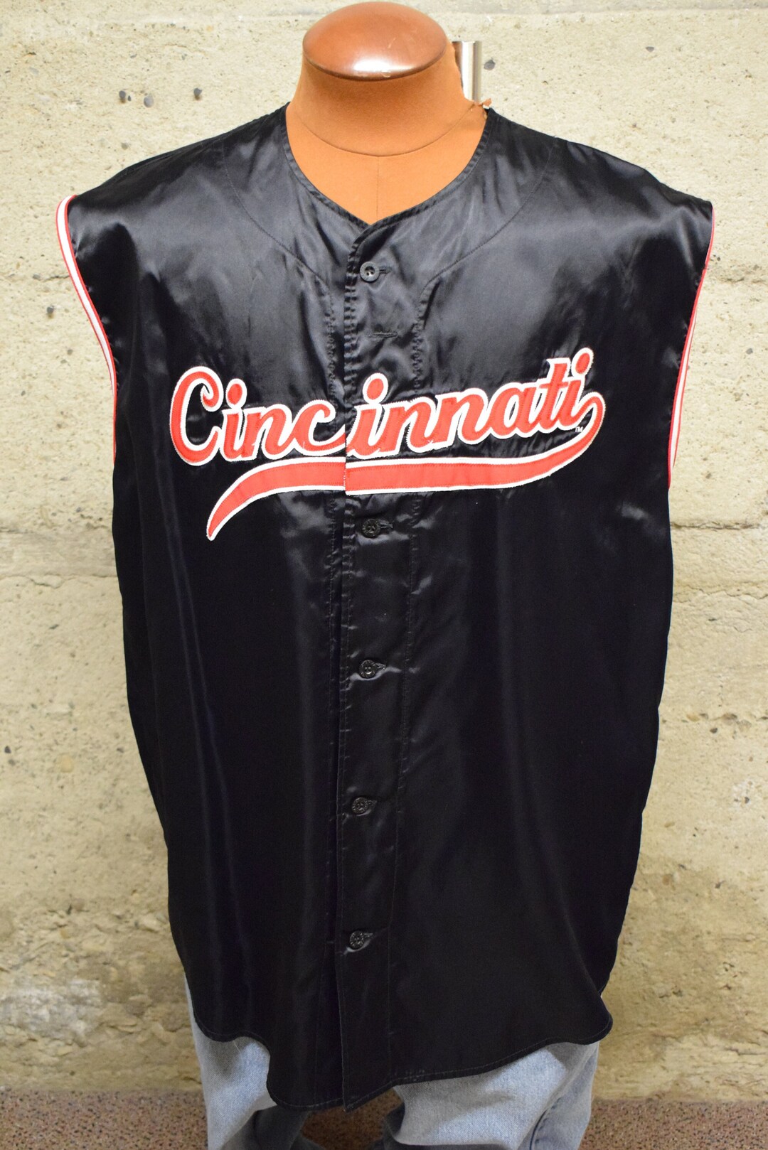 Vintage Cincinnati Reds Starter Baseball Vest Shirt 90's Large - Etsy