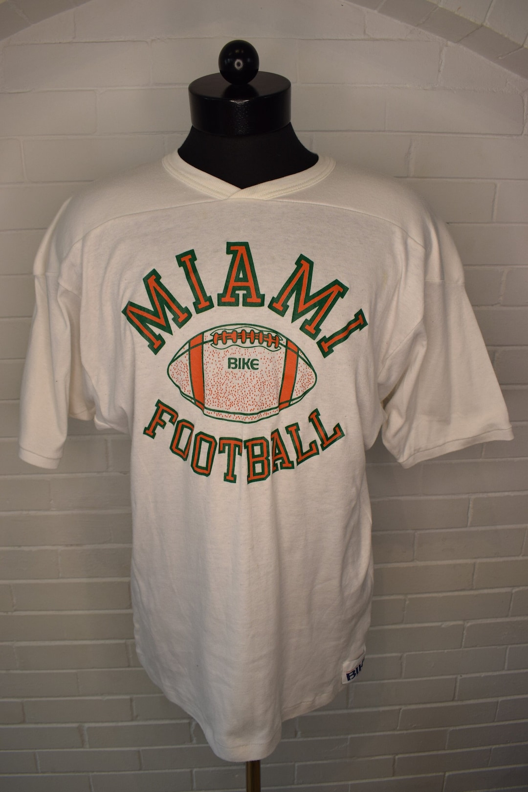Vintage Miami Dolphins Bike Tag T-shirt 70's/80's XL - Etsy