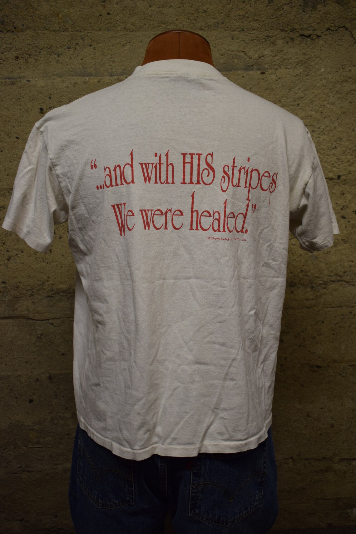 Vintage 1993 Jesus Christ Turn Your Back Look at His T-shirt - Etsy