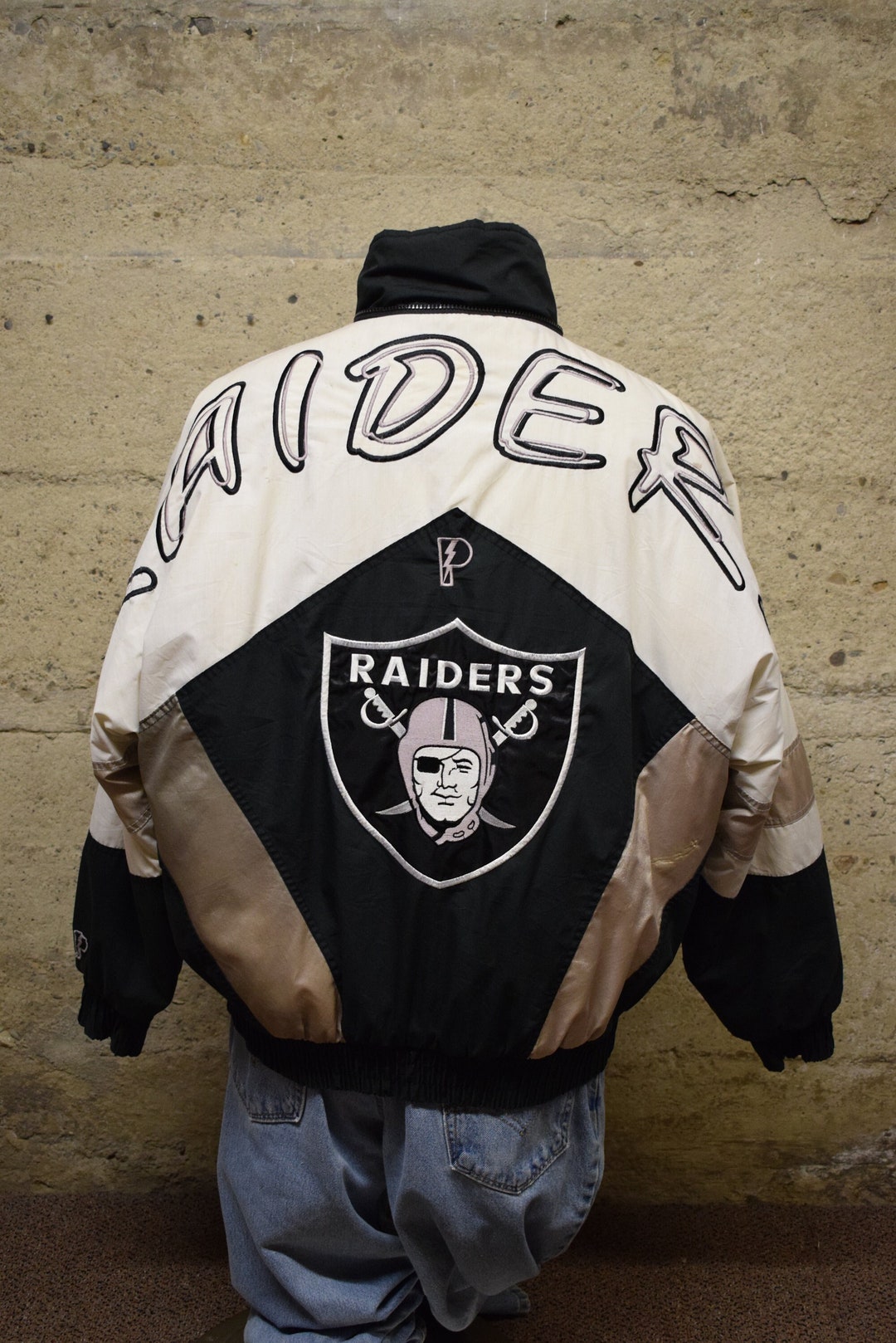 Vintage Raiders NFL Experience Pro Player Jacket 90's Large - Etsy
