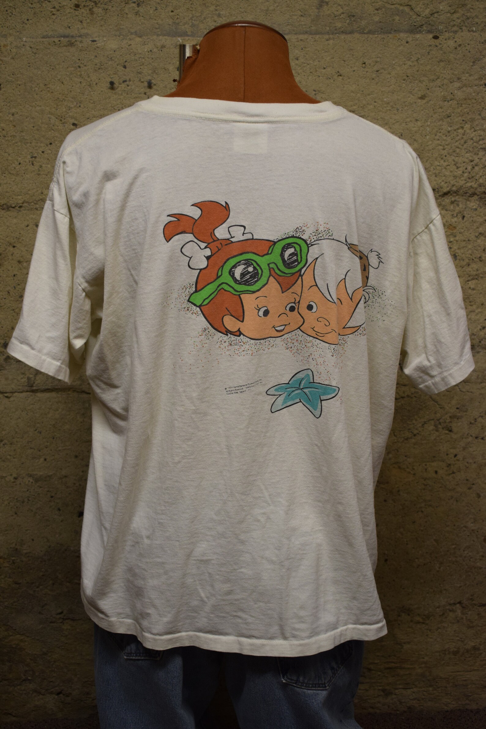 Vintage 1994 Pebbles Beach T-shirt, Hannah Barbera, 90s XL - Etsy