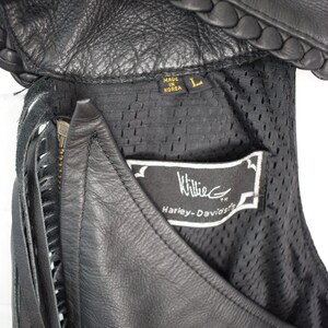 Vintage Harley Davidson Willie G Leather Chaps With Tassels - Etsy