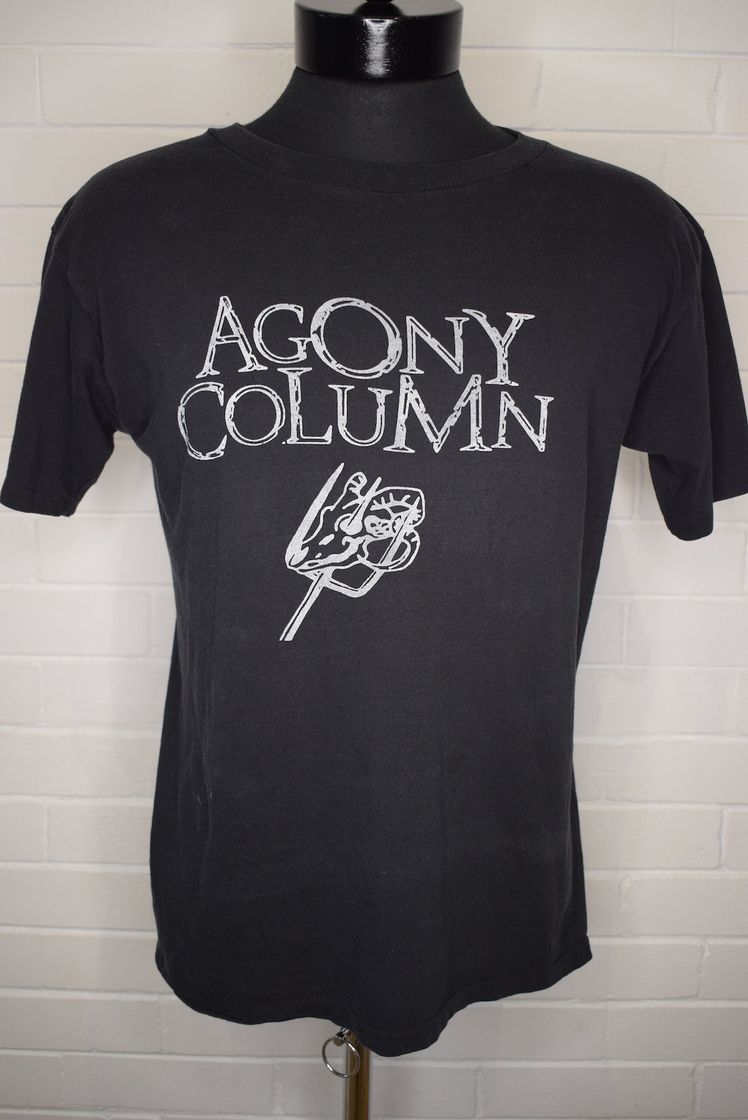 Vintage Agony Column Metal Band Concert Made USA Single Stitch T-shirt ...