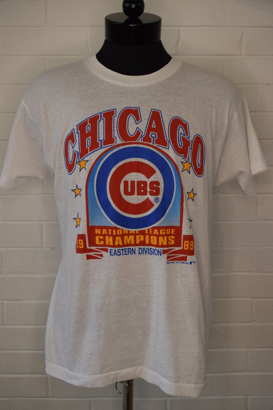 Vintage Chicago Cubs 1989 National League Champions T-shirt 80's XL - Etsy